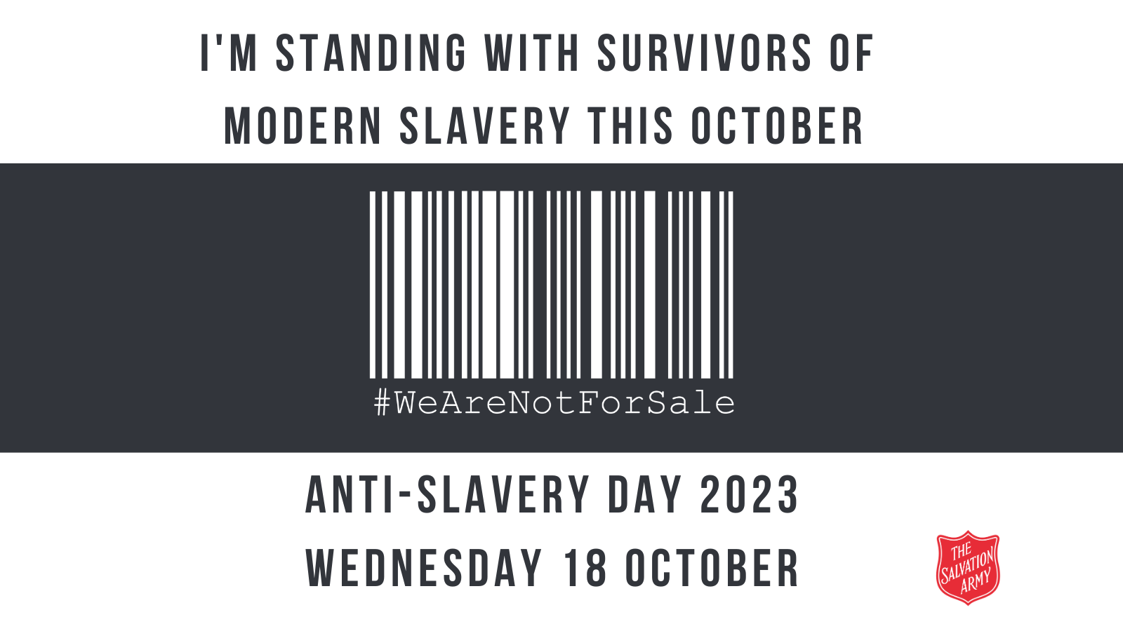 Anti Slavery Day | The Salvation Army