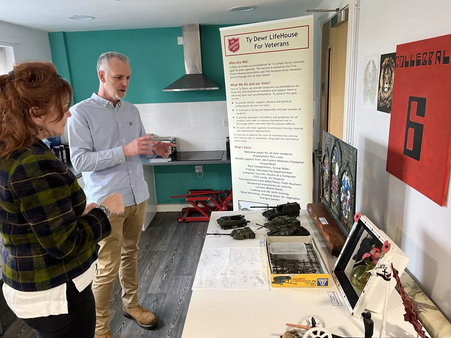 Sarah Atherton MP for Wrexham visits Tŷ Dewr Life House | The Salvation ...