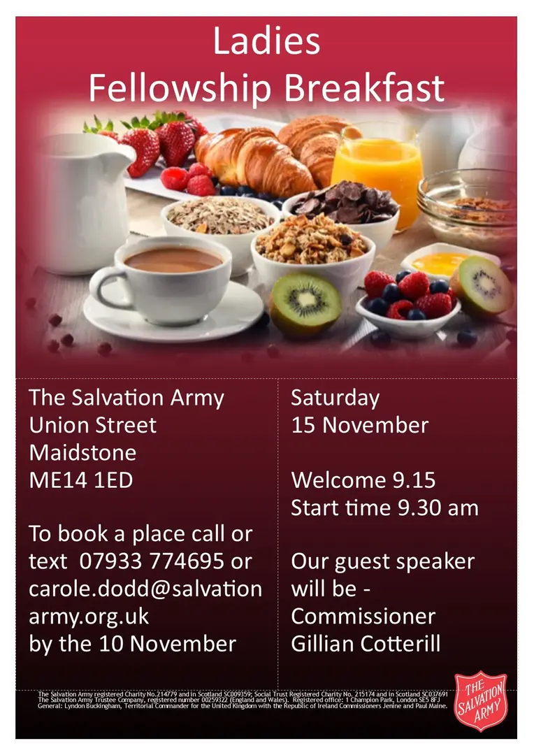 Maidstone | The Salvation Army
