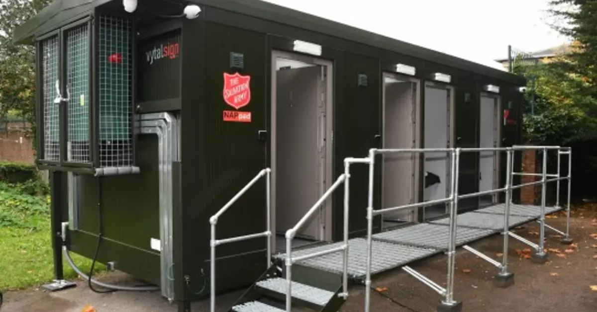 Innovative pop-up pods come to St Helens | The Salvation Army